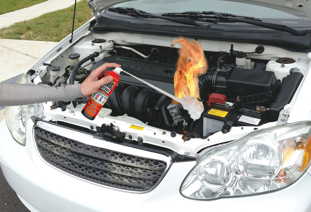 Mini Firefighter. Eliminates more fire types. Easy, non toxic, no fuss ...